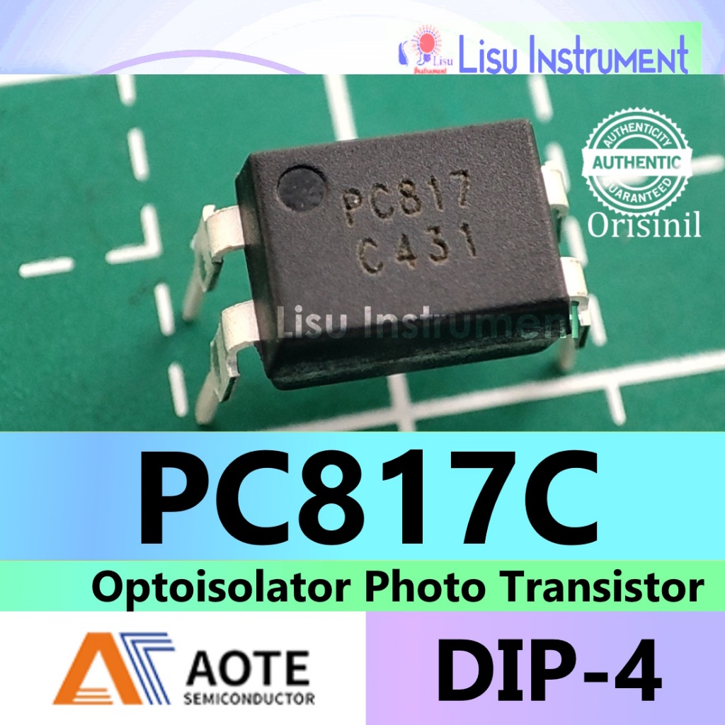 PC817C Optoisolator Photo Transistor Photocoupler DIP-4 PC817 AOTE Original | Shopee Philippines
