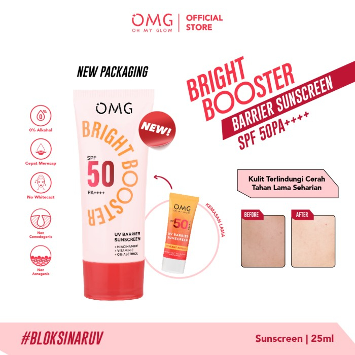 OMG Sunscreen SPF 50 Oh My Glow Sun Care | Instant Bright Facial ...