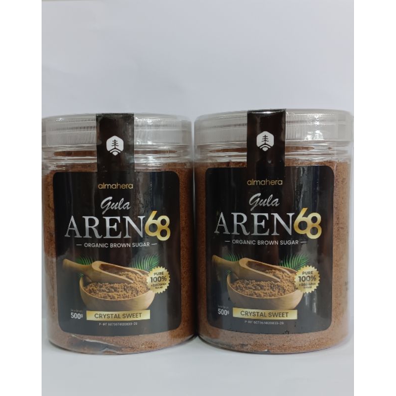 ALMAHERA PALM SUGAR 68 ORGANIC BROWN SUGAR 500 GRAM | Shopee Philippines