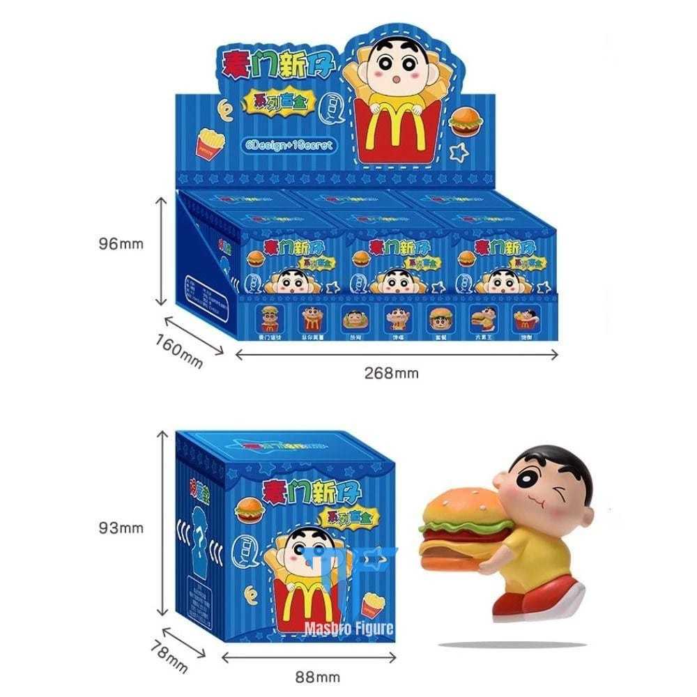 Crayon Shin-chan McDonald's Burger Blind Box Figure | Shopee Philippines