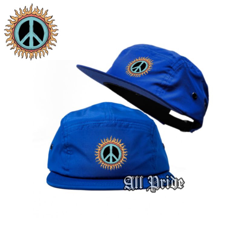 5 Panel Snapback Peace Color Full Hat / Five Panel Snapback Hat Caps ...