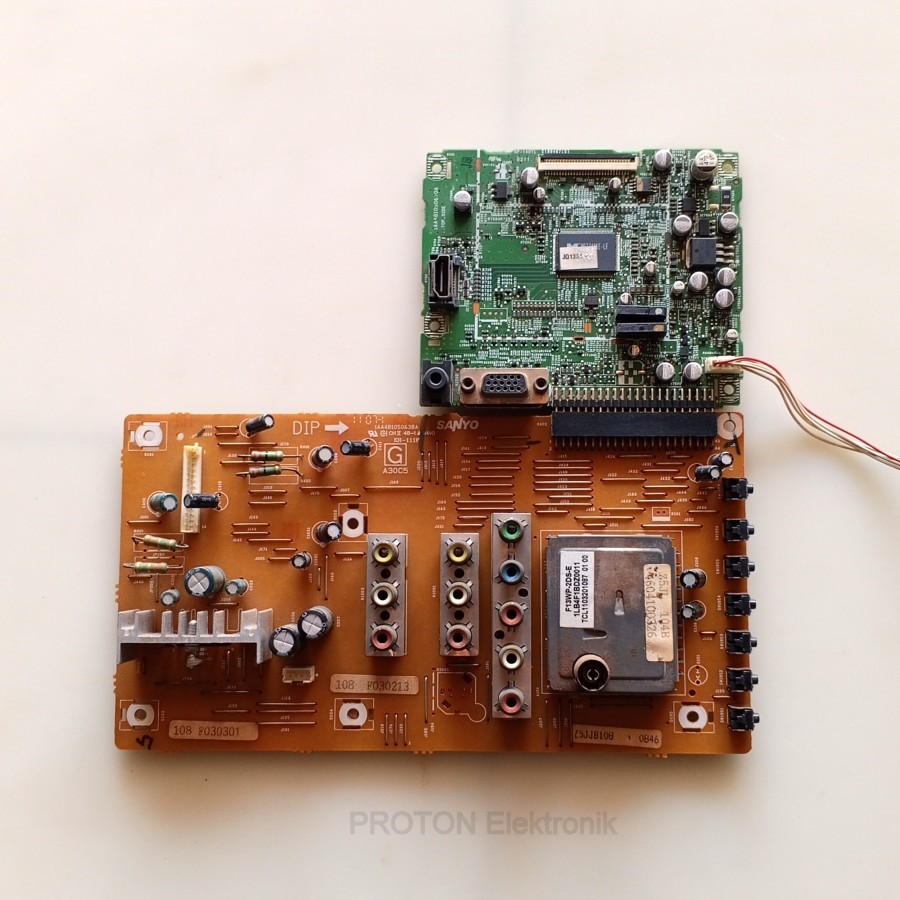 MESIN Sanyo LCD TV Mainboard 24K50LW Motherboard Machine + Tuner board ... MESIN Sanyo LCD TV Mainboard 24K50LW Motherboard Machine + Tuner board ...