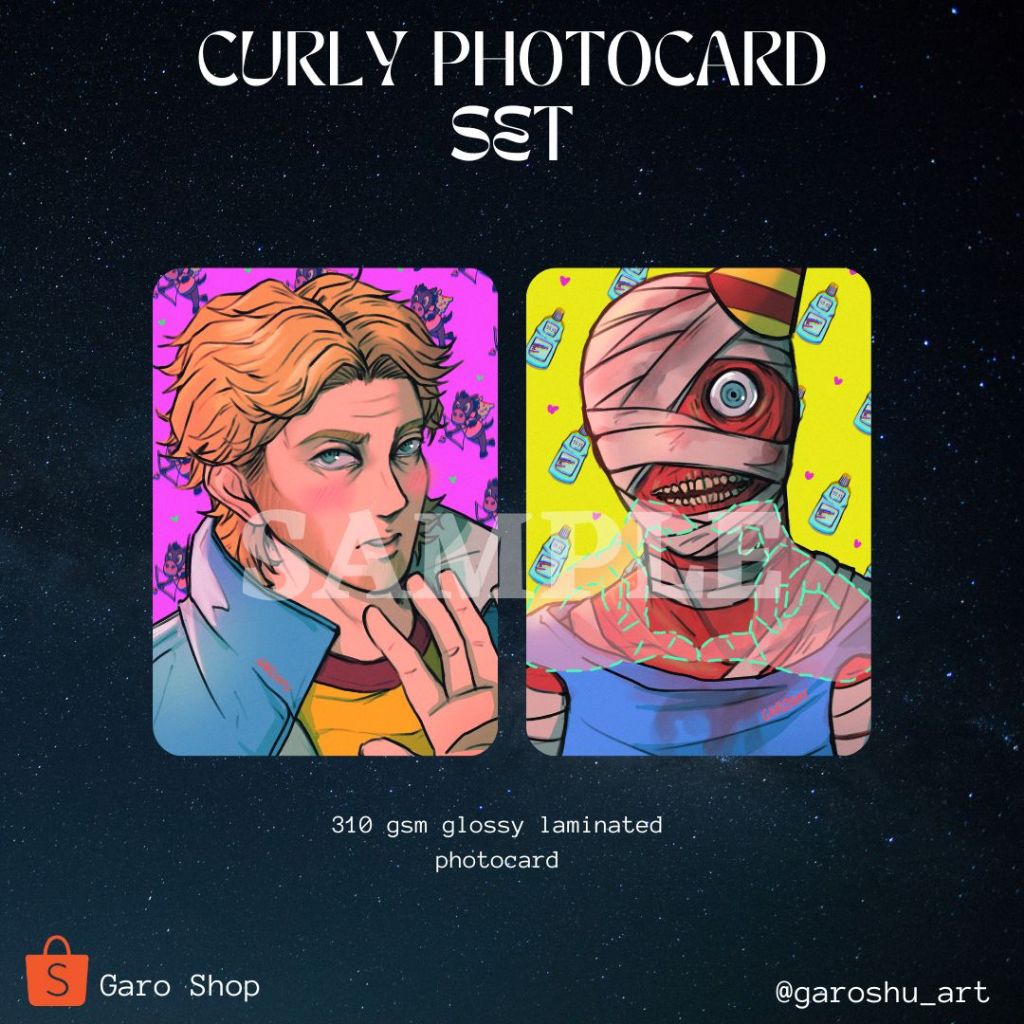 Curly Jimmy Mouthwash Fanmerch Photocard Set by Garoshu | Shopee ...