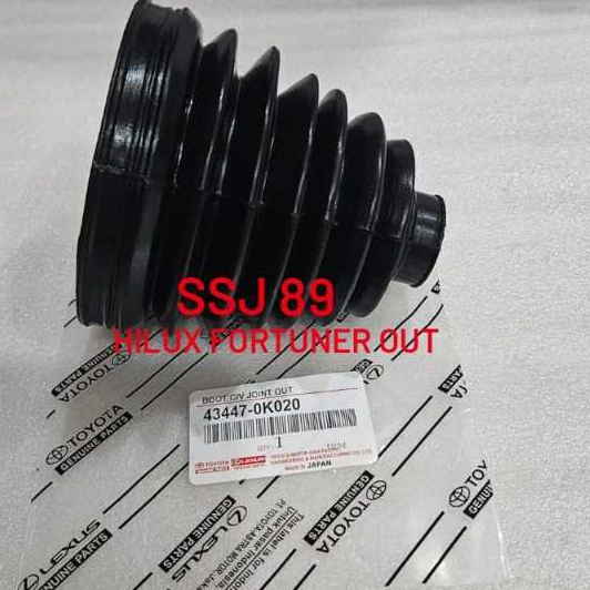 RUBBER AXLE BOOT CV JOINT HILUX FORTUNER OUTER OUTER 43447-0K020 1PC ...