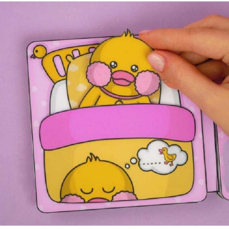 Duck VIRAL paper dolls HOUSE DUCK HOUSE quiet busy book children's ...