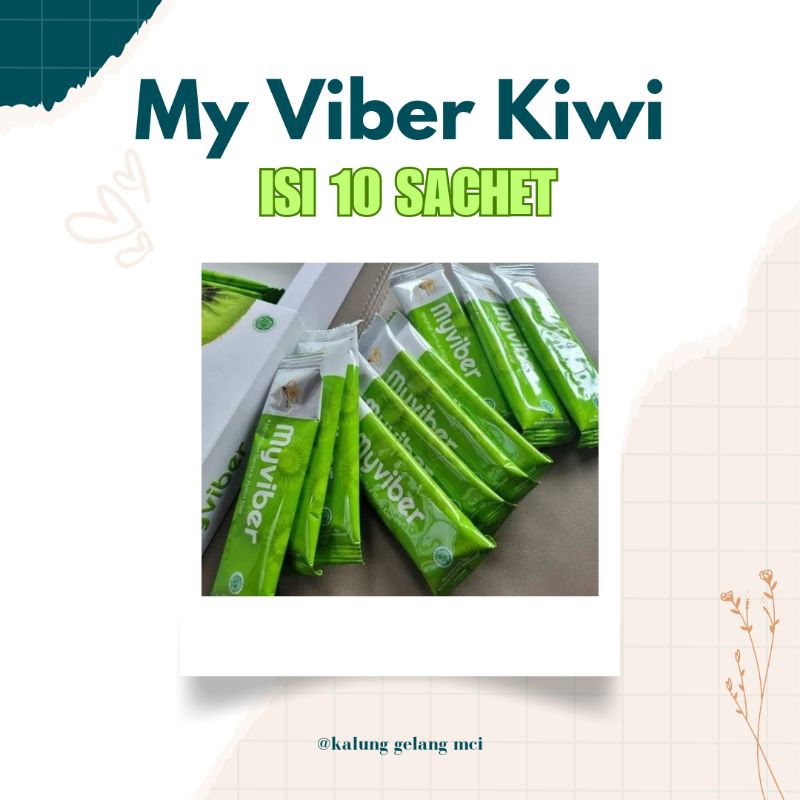 My Viber Kiwi Diet Drink Contains 10 sachets | Shopee Philippines