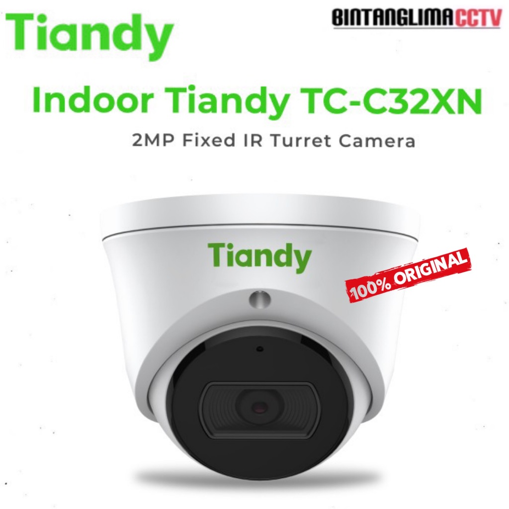 Ip CAMERA CCTV TIANDY TC-C32XN 2MP AUDIO POE ONVIF IR INDOOR TURRET ...