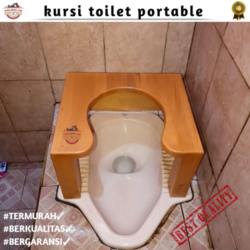 KAYU Toilet seat, squat closet, bathroom seat, wooden sitting toilet ...