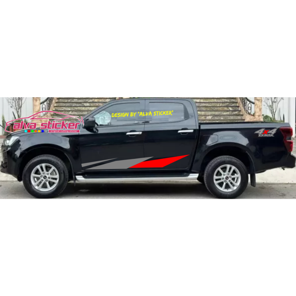 Dmax sticker dmax sticker list car body isuzu d-max cutting sticker 4x4 ...