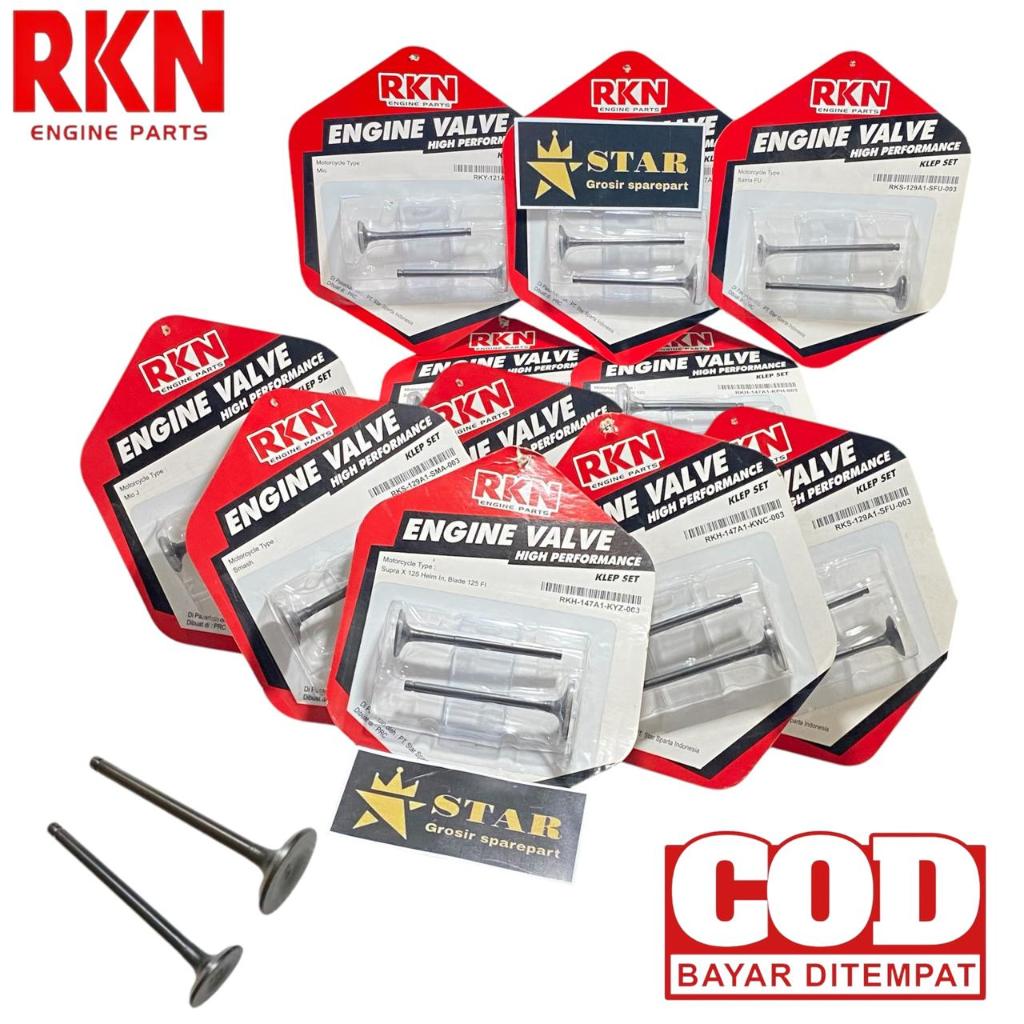 UMBRELLA VALVE / VALVE SET VARIO 160 K1Z / PCX 160 IN & EX RIK RKN ...