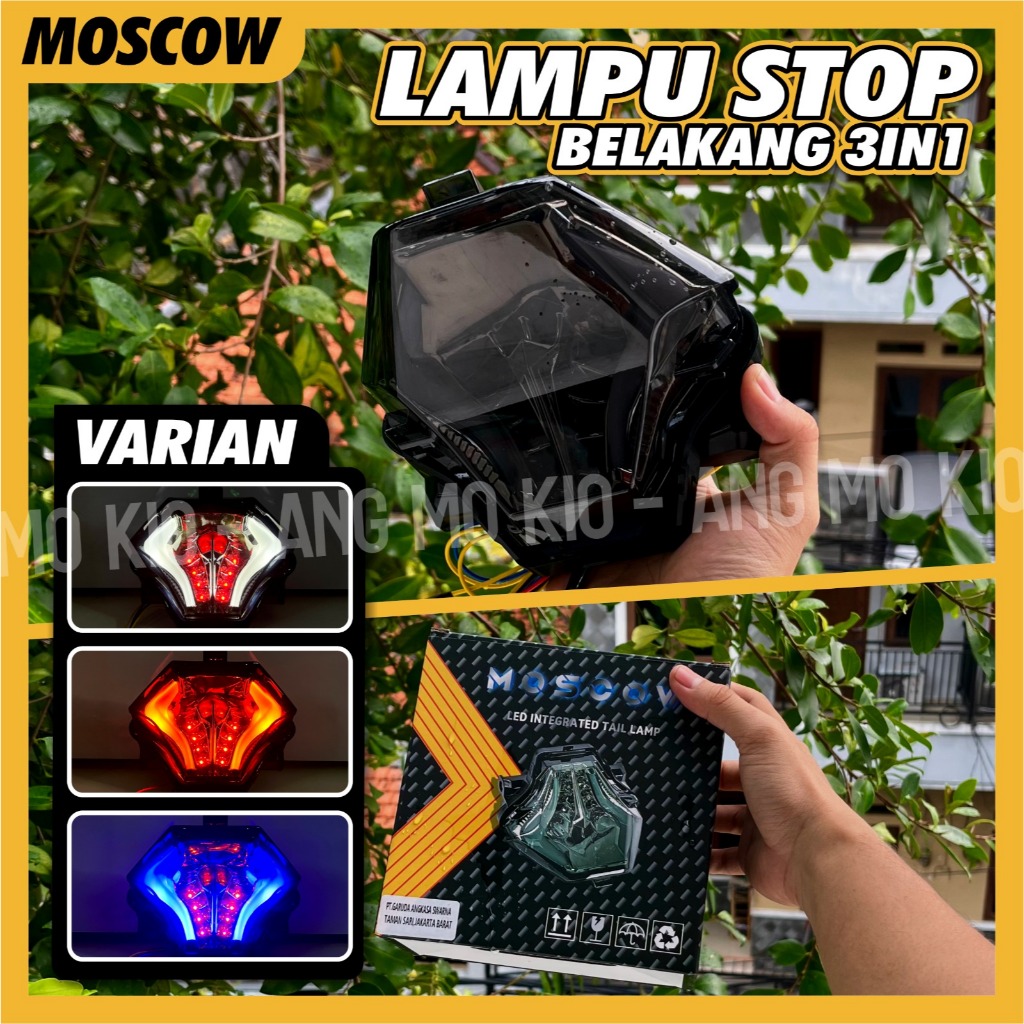 Sen LED STOP LIGHT 3 In 1 SENJA STOP PNP R25 / 3 In 1 LED STOPLAMP YZF ...