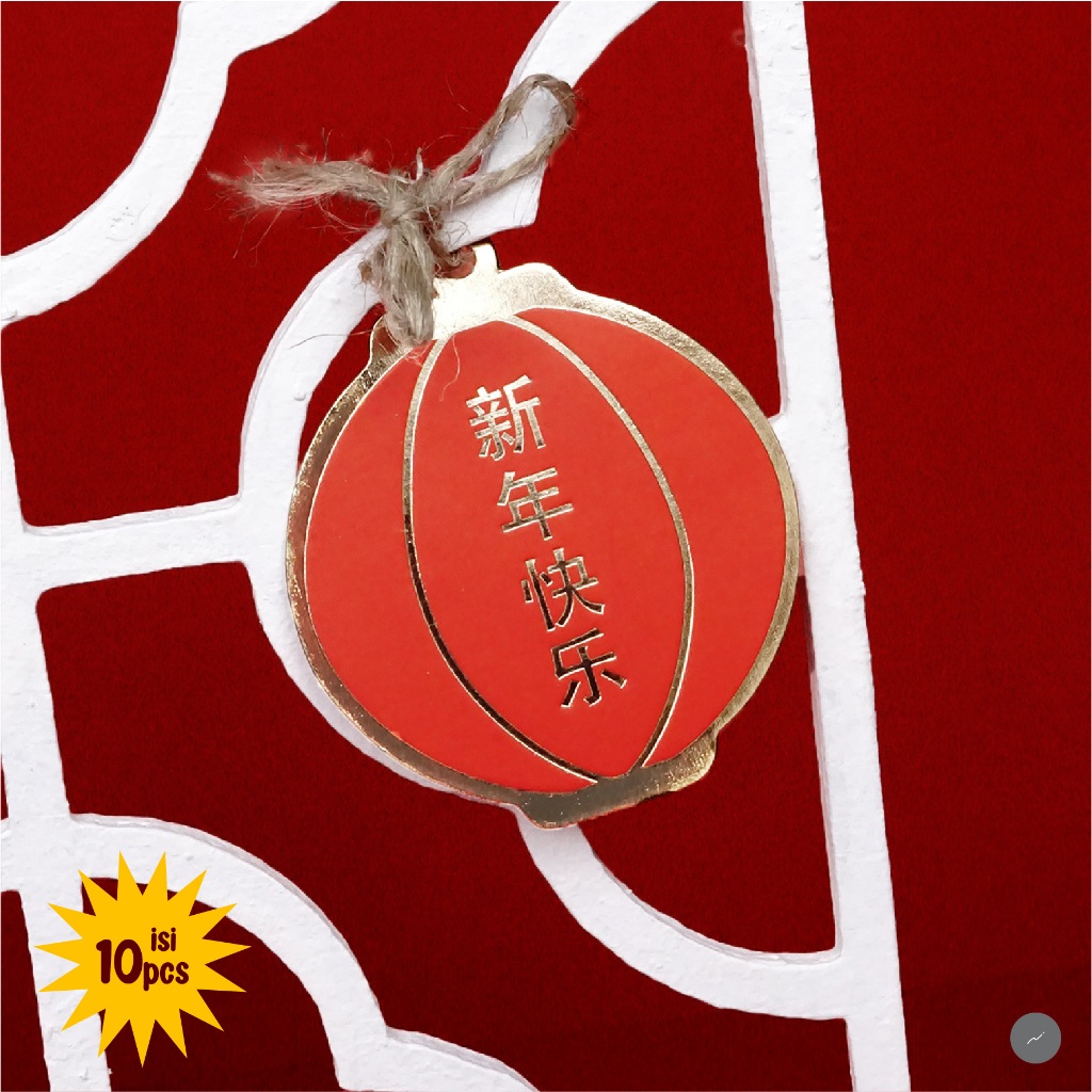 Chinese New Year Hangtag Hang Tag Sincia Tag Lunar New Year CNY Gift ...