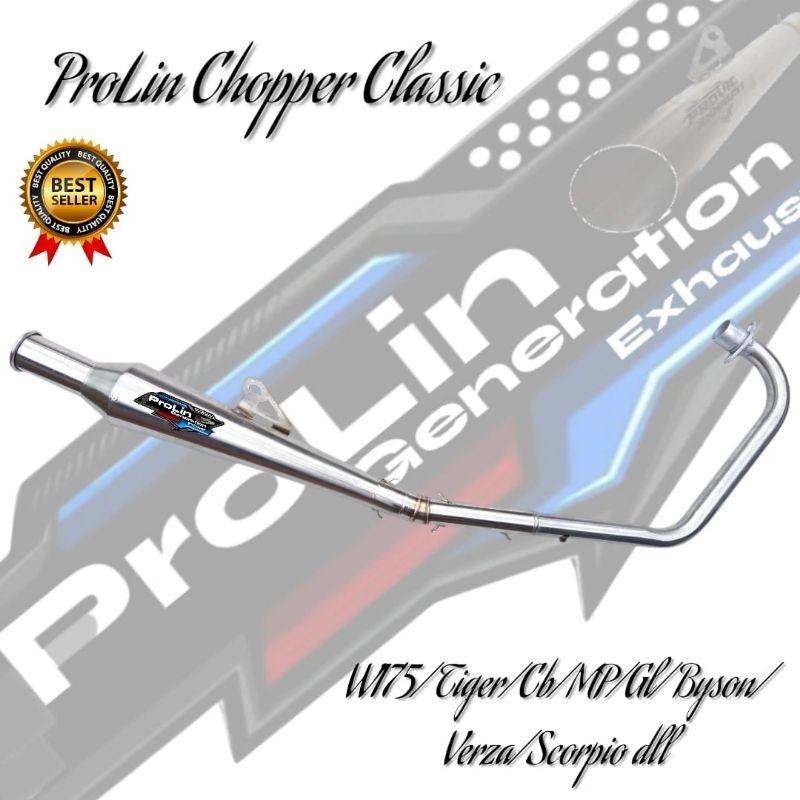 Stainless Long Kumbul Chopper Chopper Exhaust Xsr155 Byson Scorpio ...