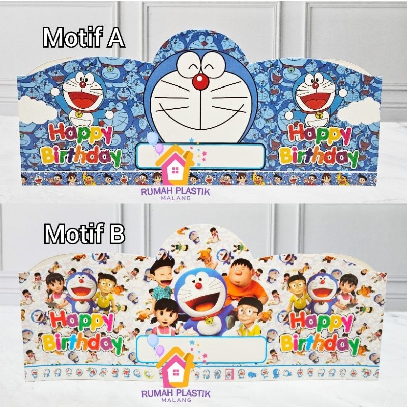 Doraemon nobita suneo sizuka crown birthday hat happy birthday party ...