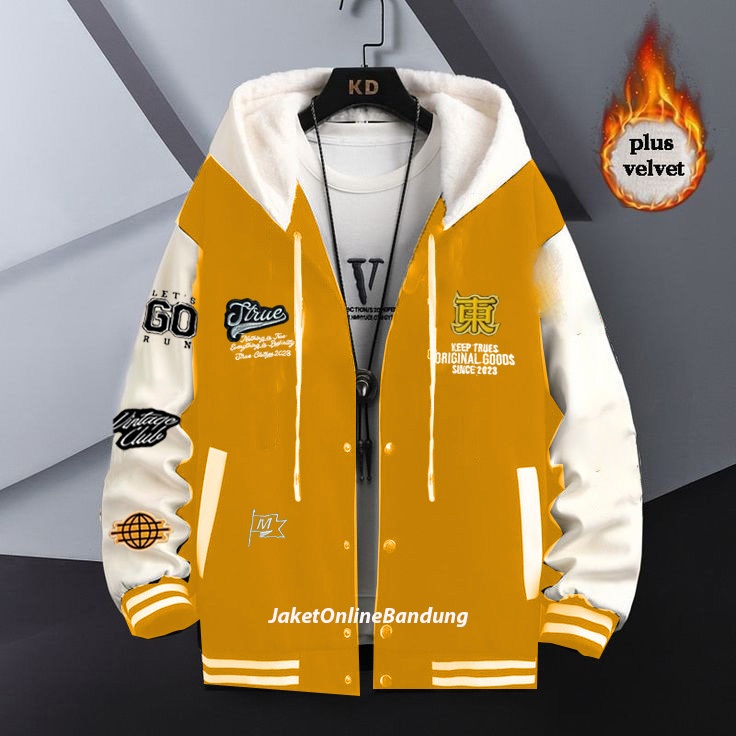 Full Embroidery Varsity Baseball Jacket / Varsity Baseball Jacket Men ...