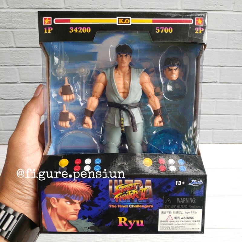 Jada TOYS ULTRA STREET FIGHTER II RYU (PLAYER 2) ACTION FIGURE ORIGINAL | Shopee Philippines