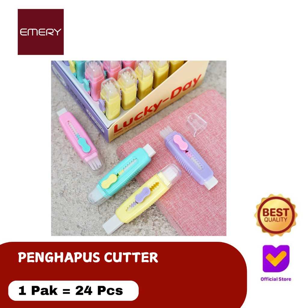 Stick CUTTER ERASER (1 PACK = 24 PCS) | Shopee Philippines