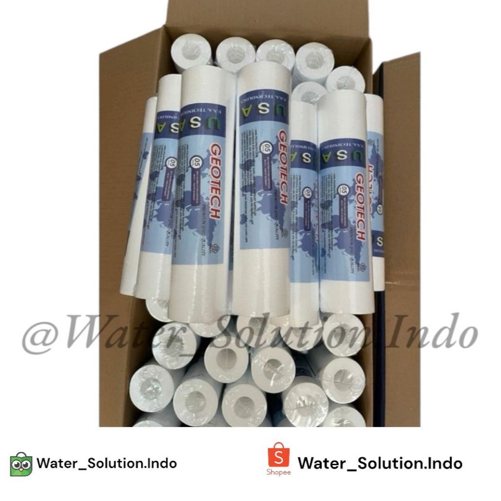 Halal ro and home geotech drinking water filter foam filter | Shopee ...