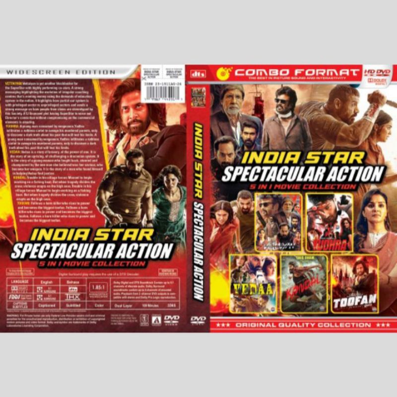 Indian Star Spectacular Action Film Collection Cassette | Shopee ...
