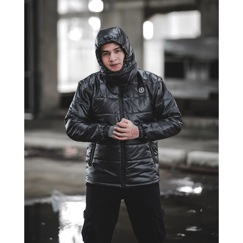 Bubble Puffer Jacket Premium Indigo Series Thick Winter Jacket | Shopee ...