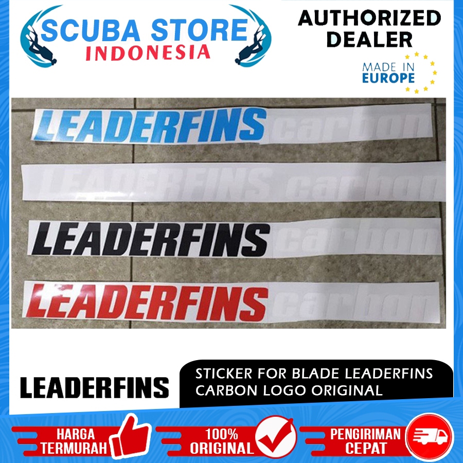 Leaderfins Sticker For Blade Long Fin Carbon Logo Sticker 1 Pair ...