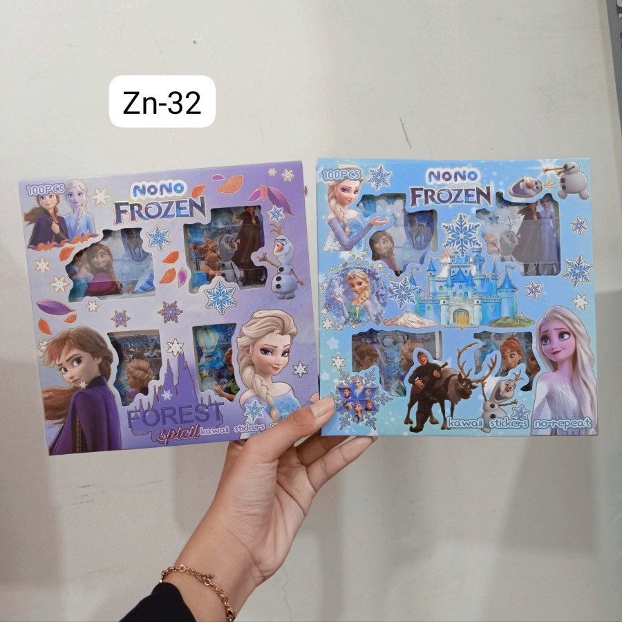 Frozen Stickers 100 pcs per Box Frozen Elsa Ana Box Waterproof ...