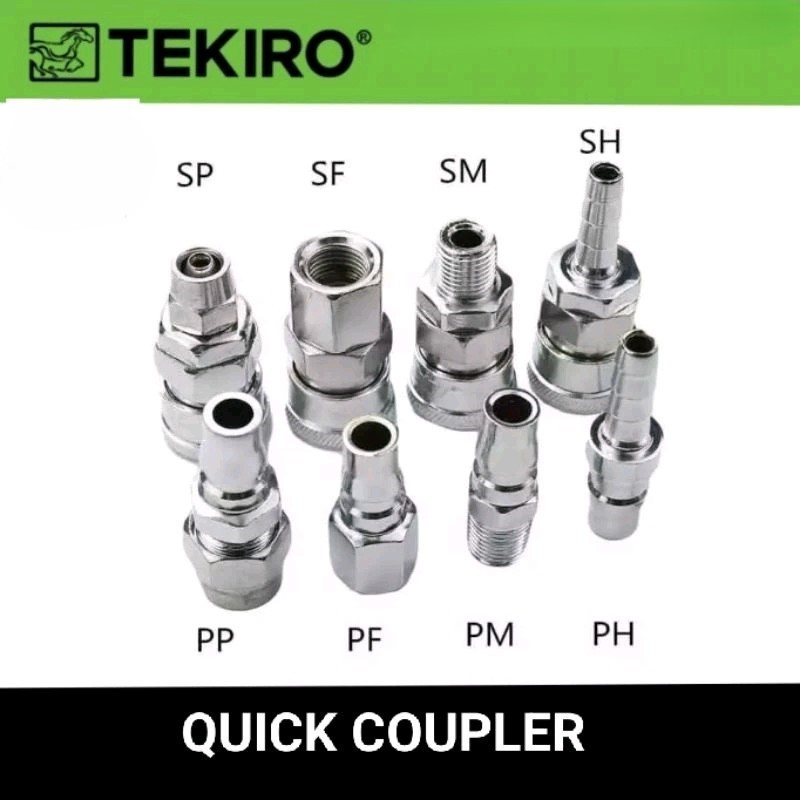 TEKIRO COUPLER SH SF SM SP / QUICK COUPLER CONNECTION SOK ANGIN 1/4 ...