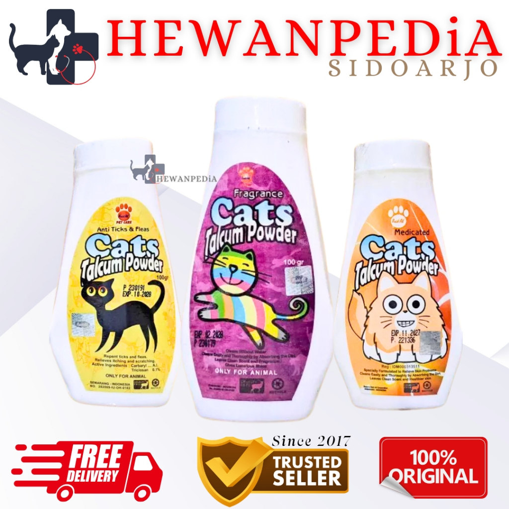 CATS TALCUM POWDER FRAGRANCE RAIDALL animalpedia - Anti-Fungal ...