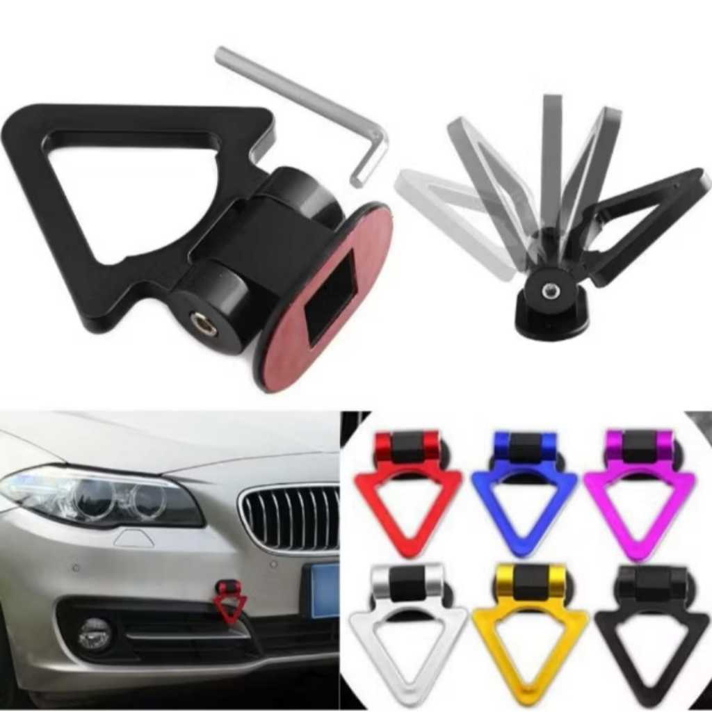 (Acc) Universal Triangle Car towing hook trailer hook (asurve ...