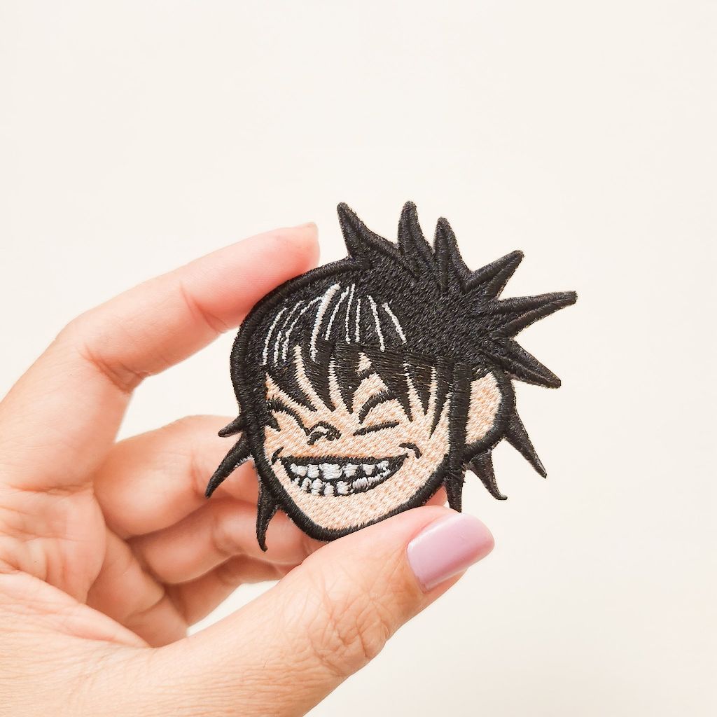 Music BAND EMBROIDERED PATCHES / NOODLE EMBROIDERED BADGE -GORILLAZ- / 2D ANIMATION BRITISH BAND ...