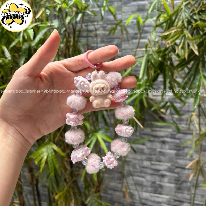 [READY] Luxury Labubu Phone Strap | Labubu Strap Keychain | Shopee ...