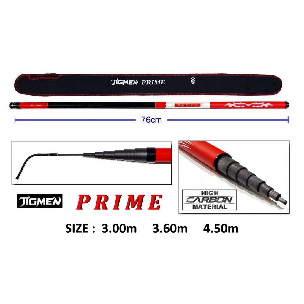 Tegeg, POLE Jigmen PRIME 300, 360, 450 | Shopee Philippines