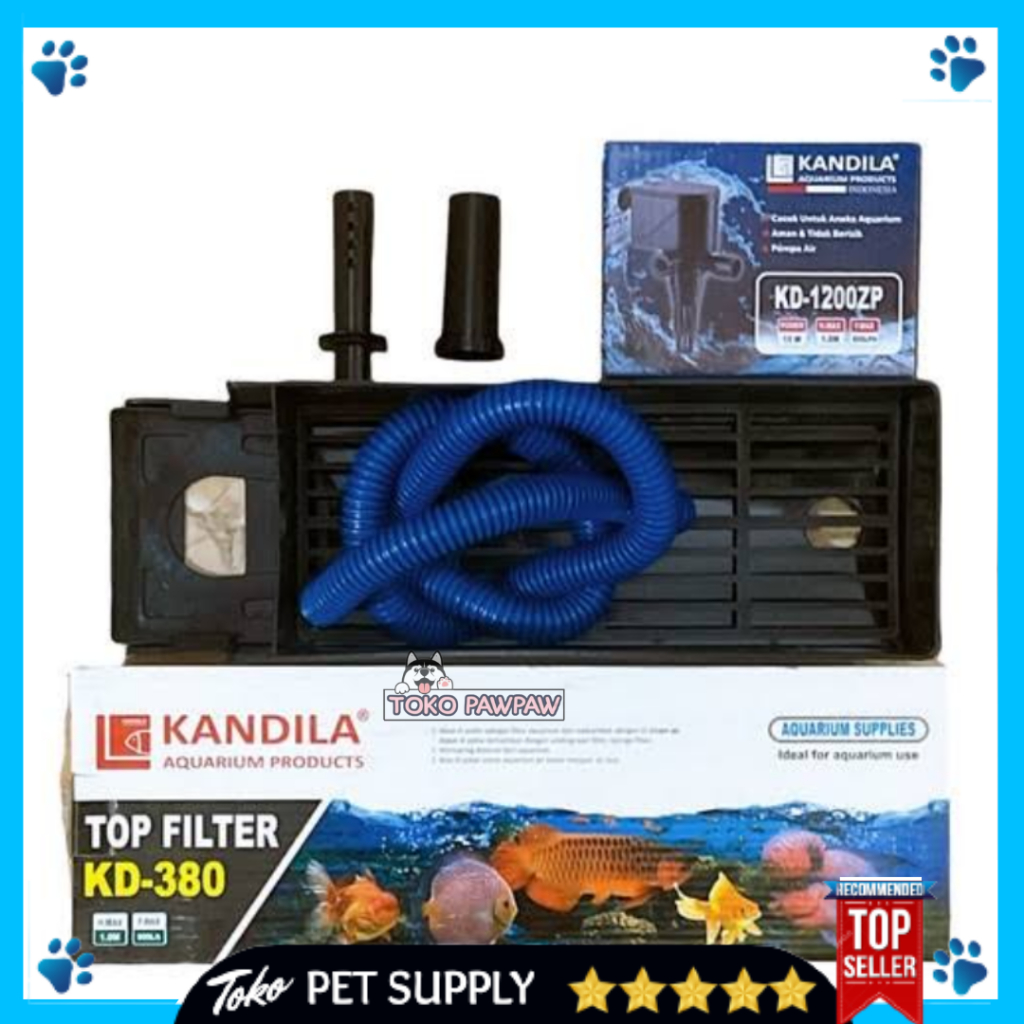 Quarium TOP FILTER KANDILA KD380 KD 380 BOX FILTER ONE COMPLETE SET ...