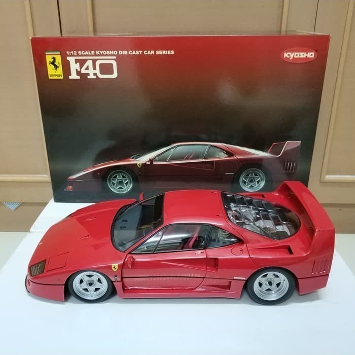 Kyosho 1/12 Red Ferrari F40 Diecast Car Miniature | Shopee Philippines
