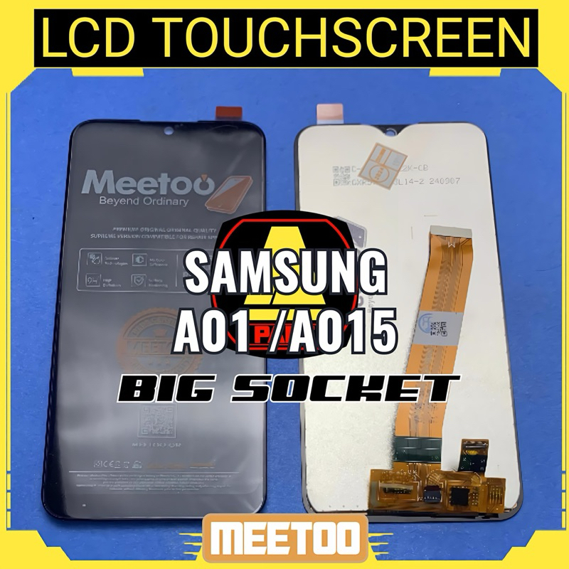 Samsung A01 / A015 BIG SOCKET MEETOO LCD TOUCHSCREEN | Shopee Philippines