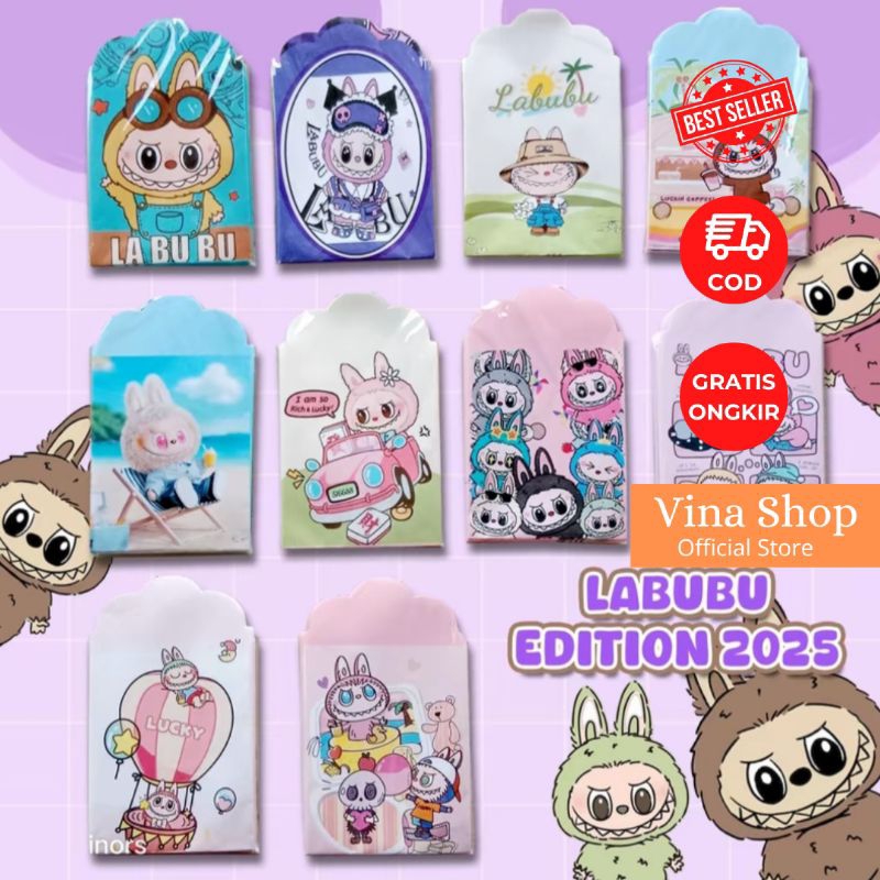 Eid 2024 Viral Labubu Envelopes 10 Pcs Ready to Use Envelopes | Shopee ...