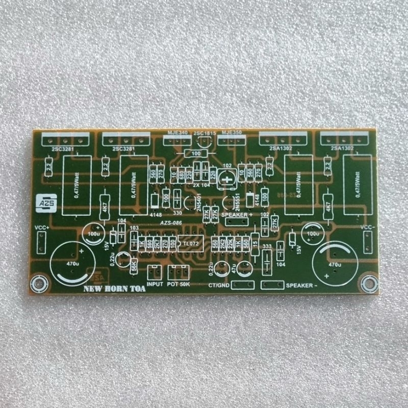 PCB Power Amplifier HORN TOA Pak Iwan Kamil Pertinak | Shopee Philippines