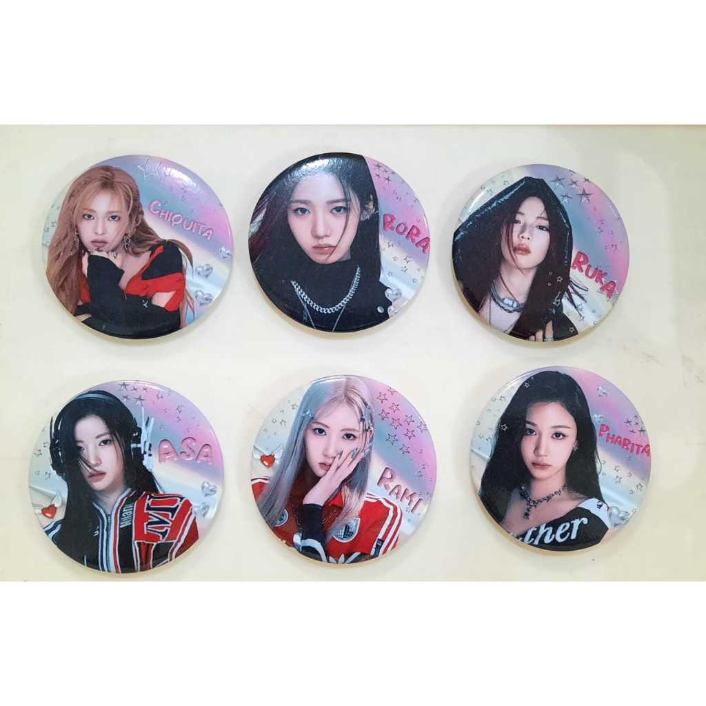 Freebies Kpop PIN BROS BABYMONSTER/Freebies Kpop PIN BABYMONSTER safety PIN | Shopee Philippines