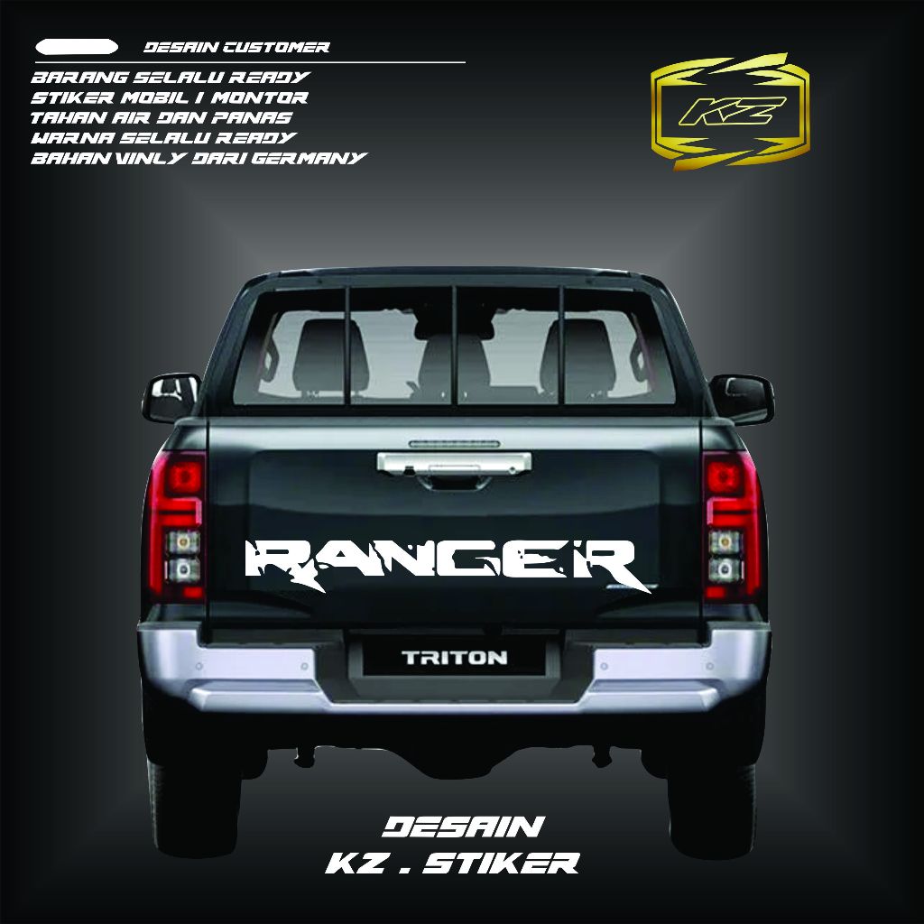 The best-selling 2 model ford ranger rear bed stickers | Shopee Philippines