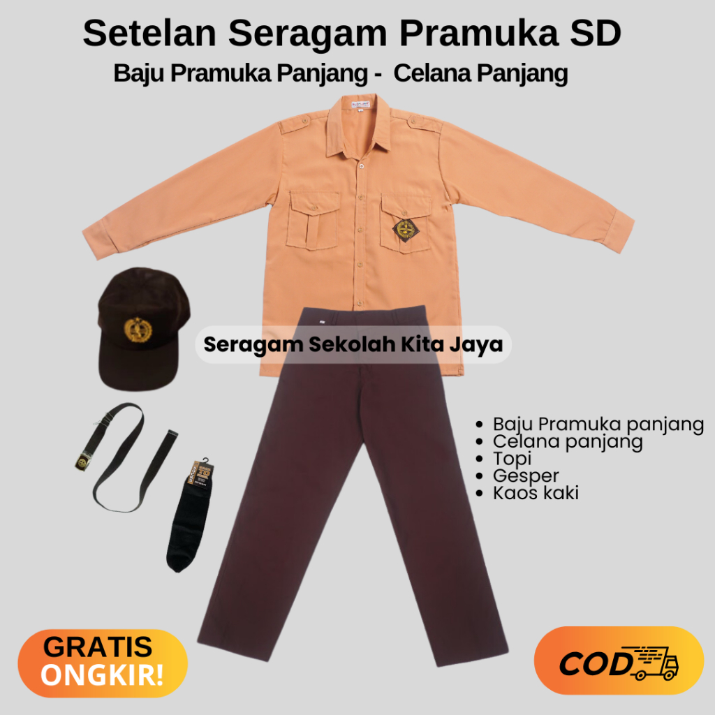 Super Complete Boy Scout Suit LONG CLOTHES LONG TROUSERS Elementary ...