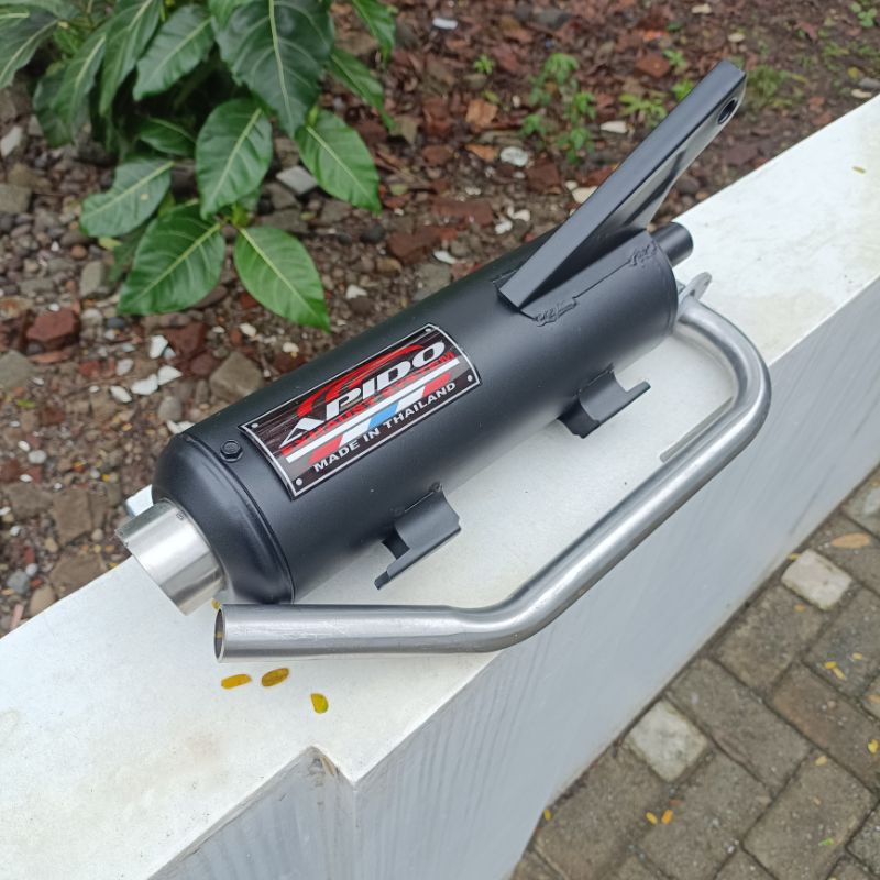1set Cutting racing standard APIDO exhaust pipe for All new Beat Soulty ...