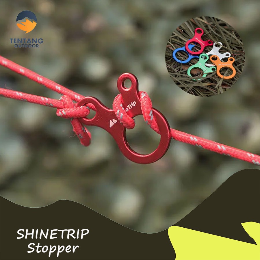 Rope Stopper 3 Hole Aluminum Alloy SHINETRIP Buckle Fastener Rope ...
