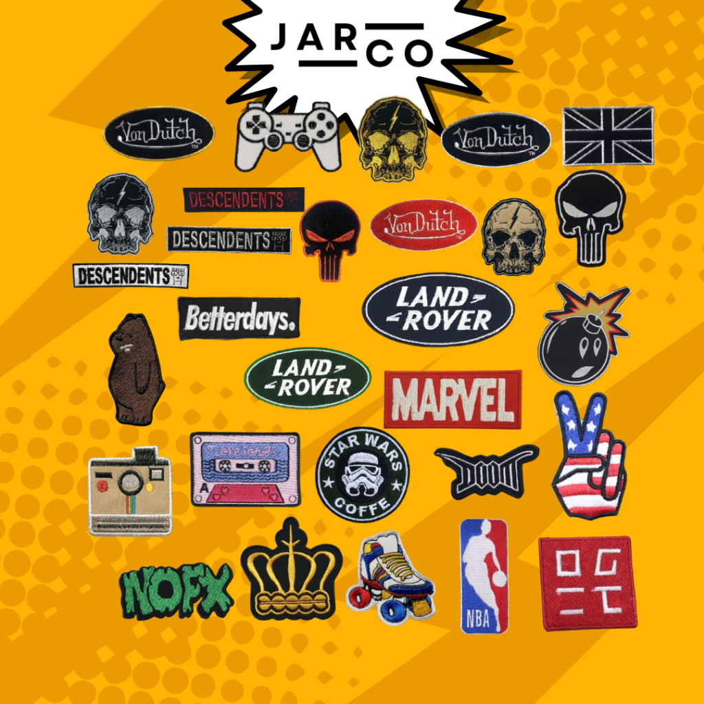 Cute and Cool Character Sewing Embroidery Patches Famous Metal Rock ...