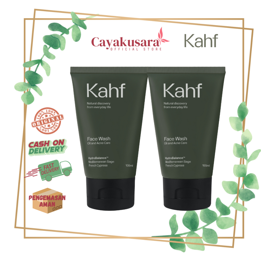 Kahf Oil and Acne Care Face Wash 100 ml Twin Pack(2pcs) | Shopee ...
