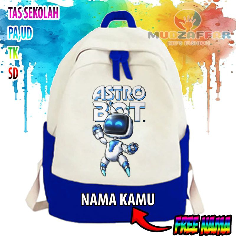 Sony ASTROBOT RESCUE MISSION PRIMARY SCHOOL KINDERGARTEN BACKPACK ASTRO ...