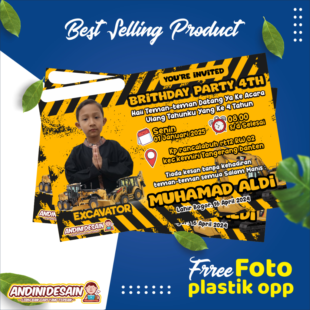 Contents 80 SHEETS CUSTOM CHILDREN'S BIRTHDAY INVITATION CARDS FREE OPP ...