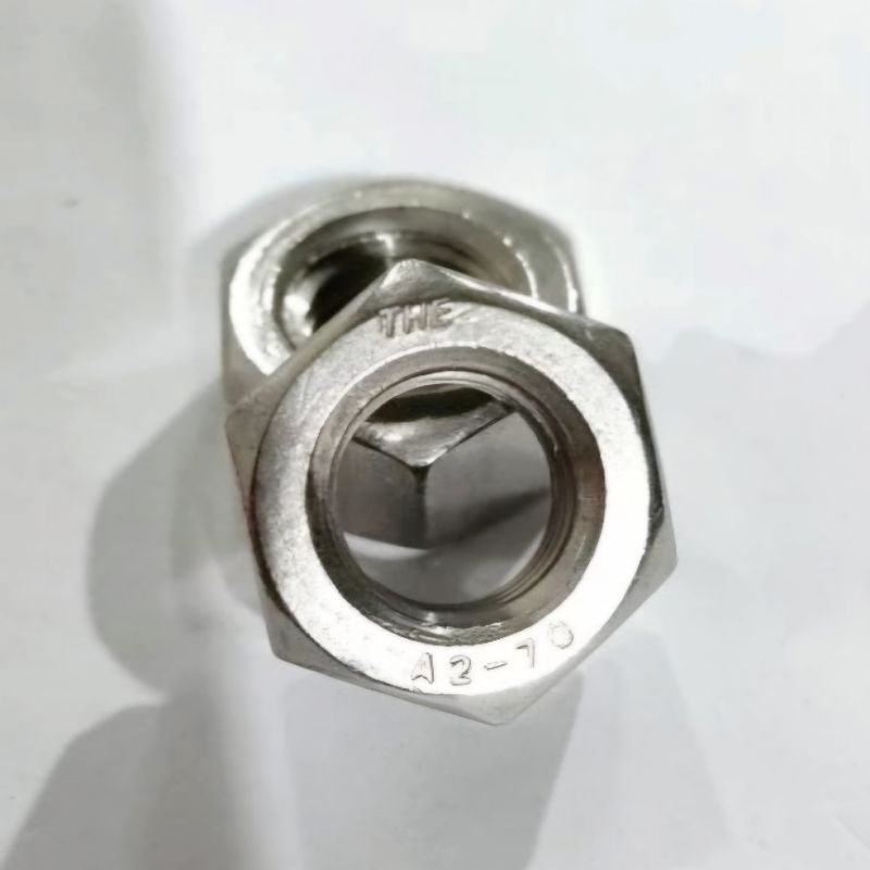 Per 1 Dozen Hex Nut M4 Drat Pitch 0.7 Wrench 7 Stainless Steel SUS 304 ...