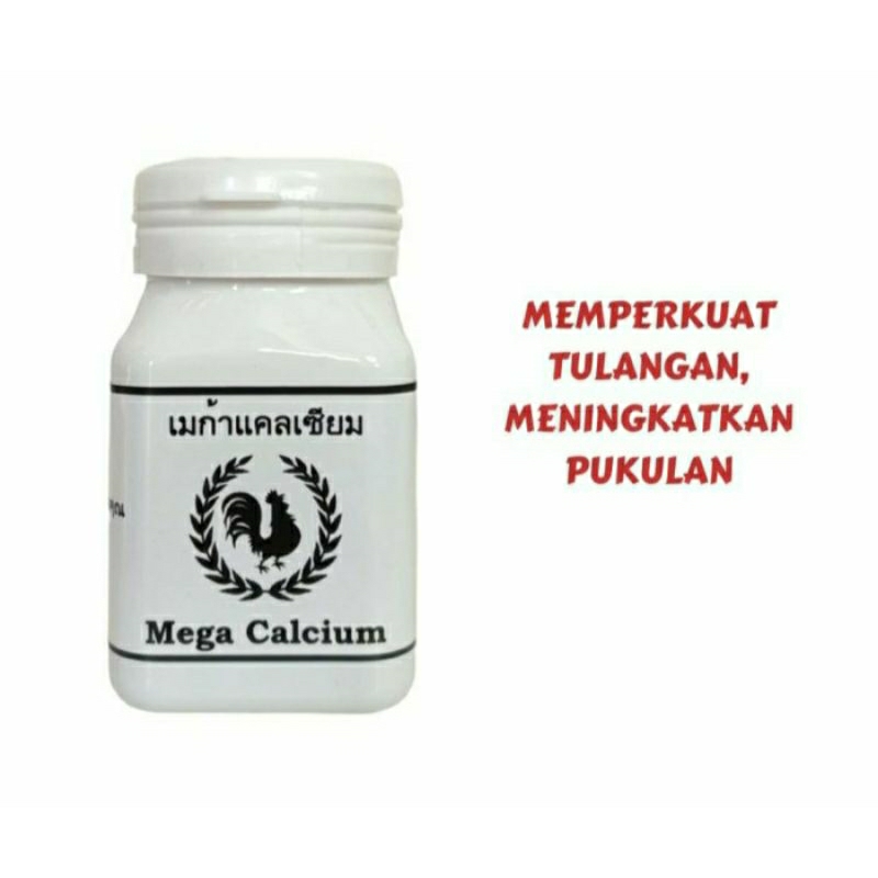 Mega calcium original Thai strengthens the tail of 50 fighting cocks ...