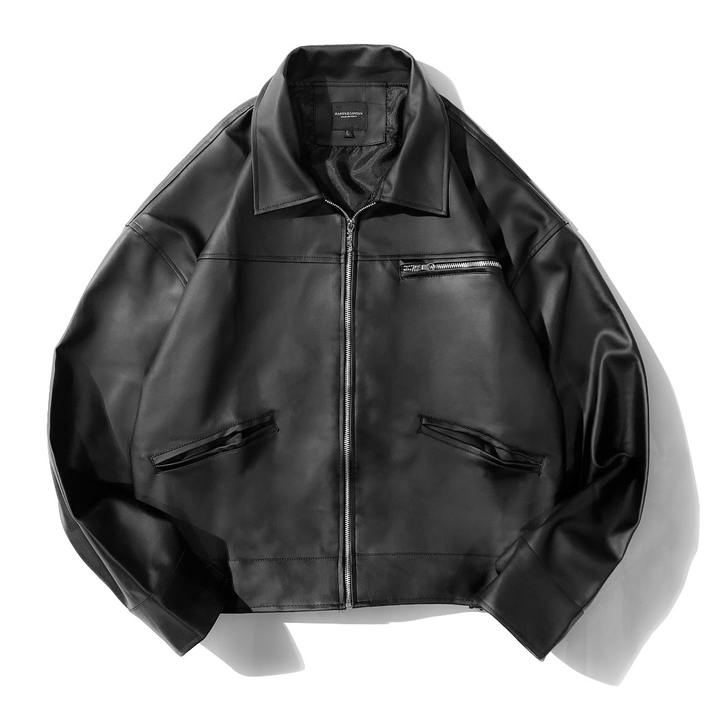 Leather WORK JACKET / MEN'S LEATHER WORK JACKET | Shopee Philippines