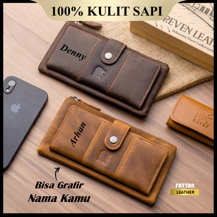 Original Branded Men's Genuine Leather Wallet 100% Premium Leather ...